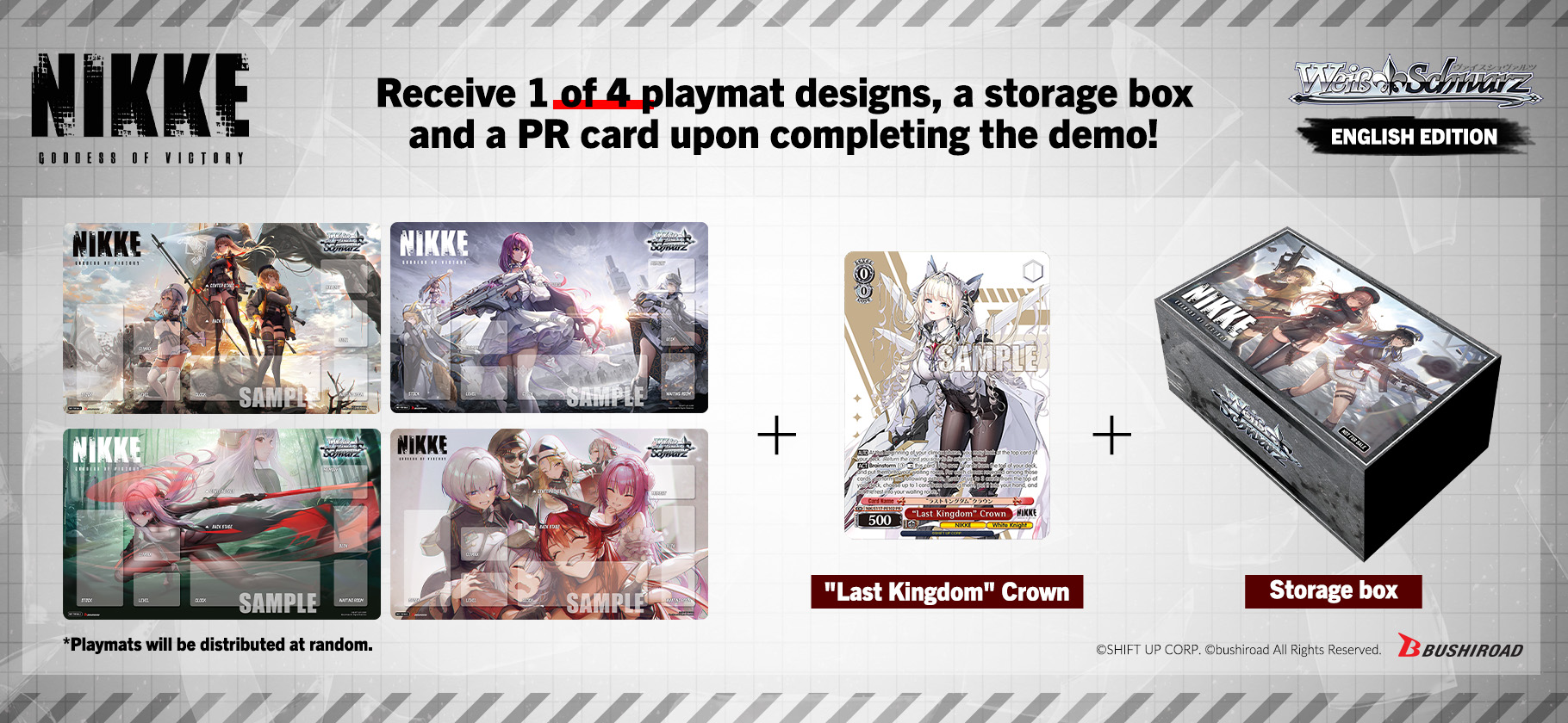 GODDESS OF VICTORY: NIKKE Weiß Schwarz English Demo | Tournaments/Events | Weiß Schwarz