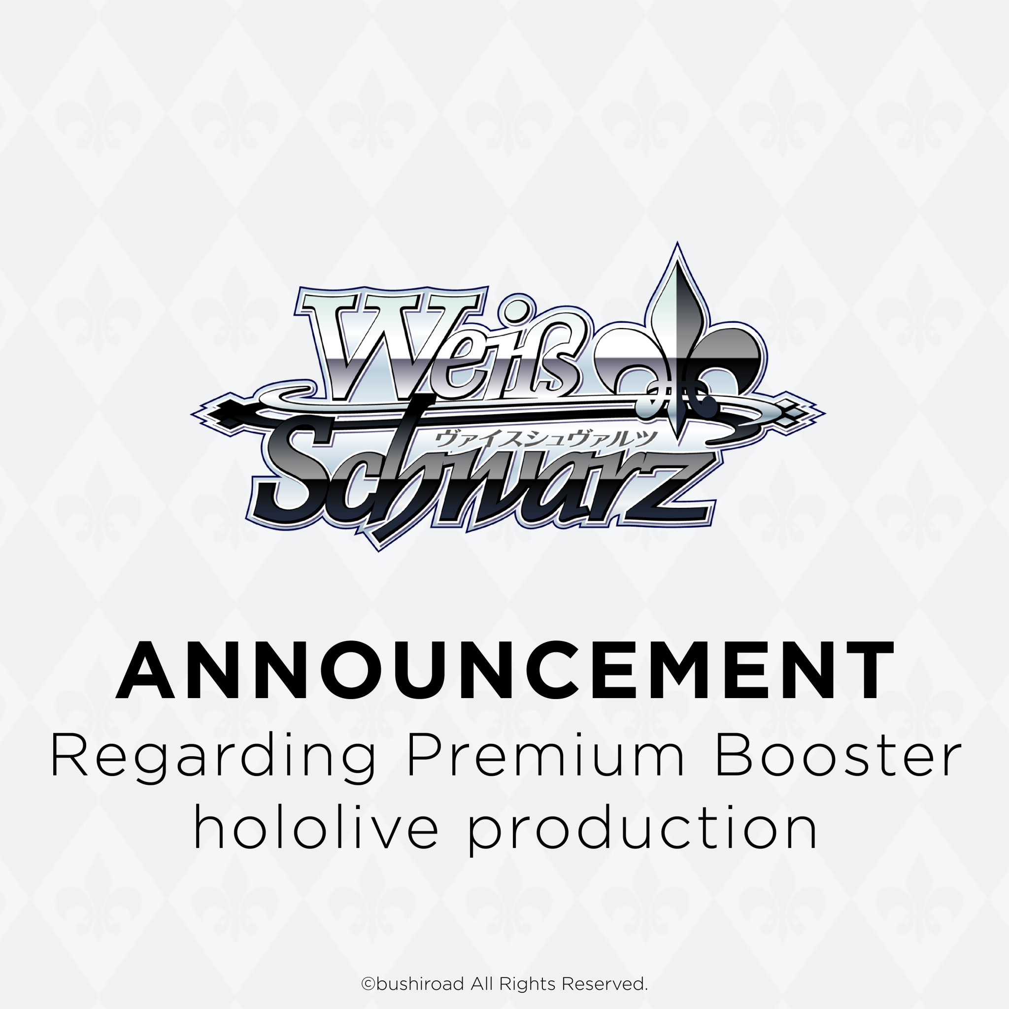 Information ｜ Weiß Schwarz